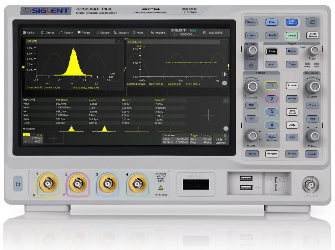 Siglent SDS2000XP-2BW03 kaistanleveyden päivitys - IO Signal Oy