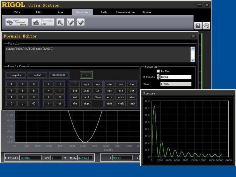 Rigol Ultra Station-adv Arbitrary Wave Generation Software - IO Signal Oy